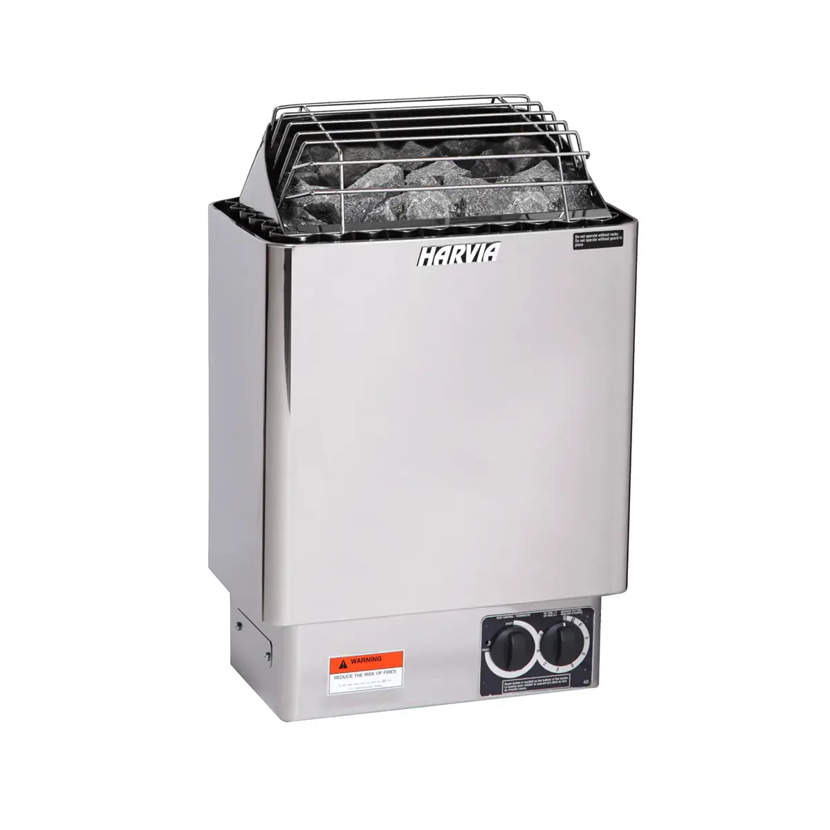 Harvia KIP60B Stainless Steel 6KW Sauna Heater with built-in control ...