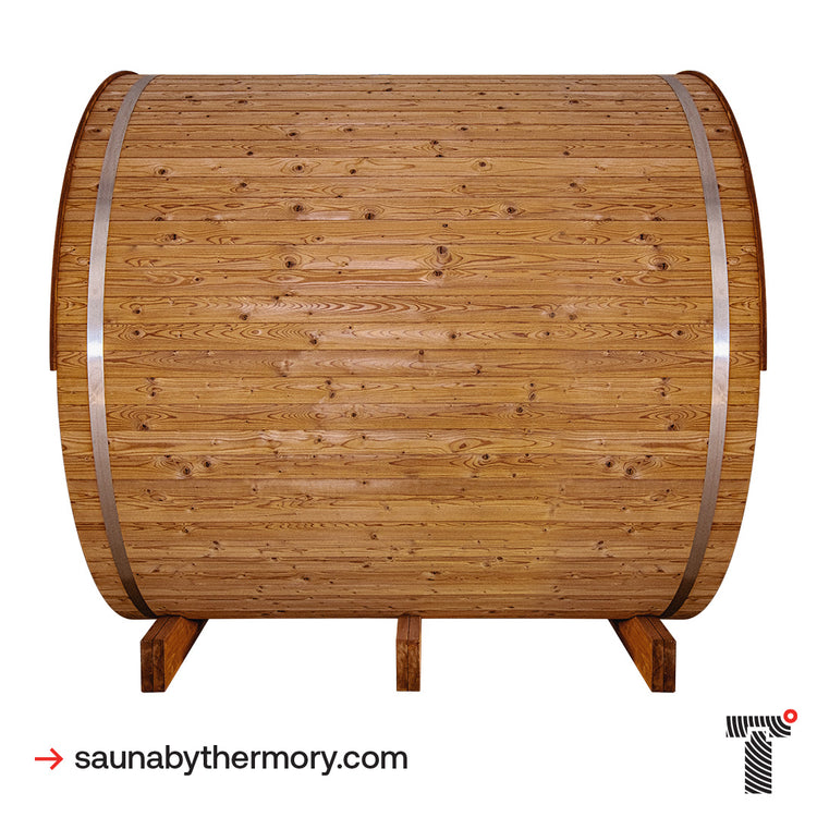 Thermory 6 Person Barrel Sauna No. 63 DIY Kit – Superior Saunas